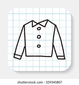 Clothes Doodle Drawing Stock Vector (Royalty Free) 329345807 | Shutterstock