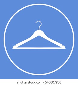 Clothes Hanger Silhouette Stock Vector (Royalty Free) 544090771 ...
