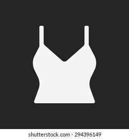 Camisole Transparent Icon Camisole Symbol Design Stock Vector (Royalty ...