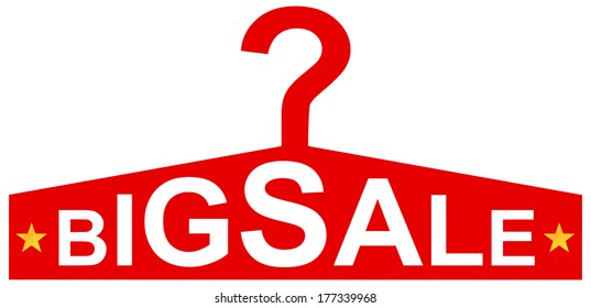 Clothes Store Coat Rack Sign Big Stock Vector (Royalty Free) 177339968 ...