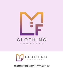 Clothing Initial Letter F Logo Design Stock Vector (Royalty Free) 749737480