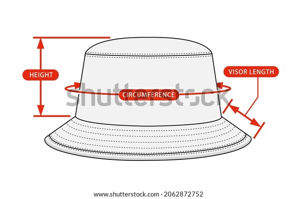 Clothing Size Chart Vector Illustration Backet Stock Vector (Royalty ...
