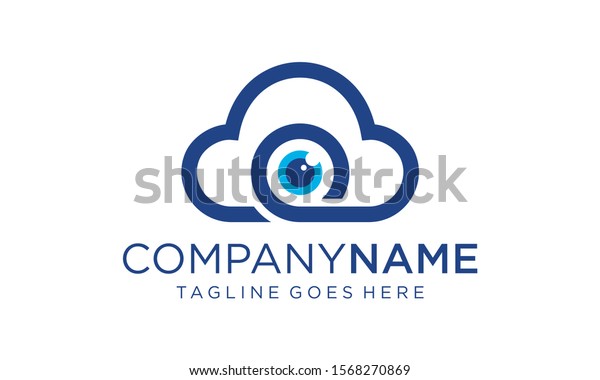Cloud Camera Logo Designs Inspiration Stock Vector (Royalty Free ...