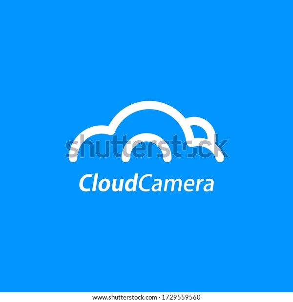 Cloud Camera Logo Template Design Stock Vector (Royalty Free ...