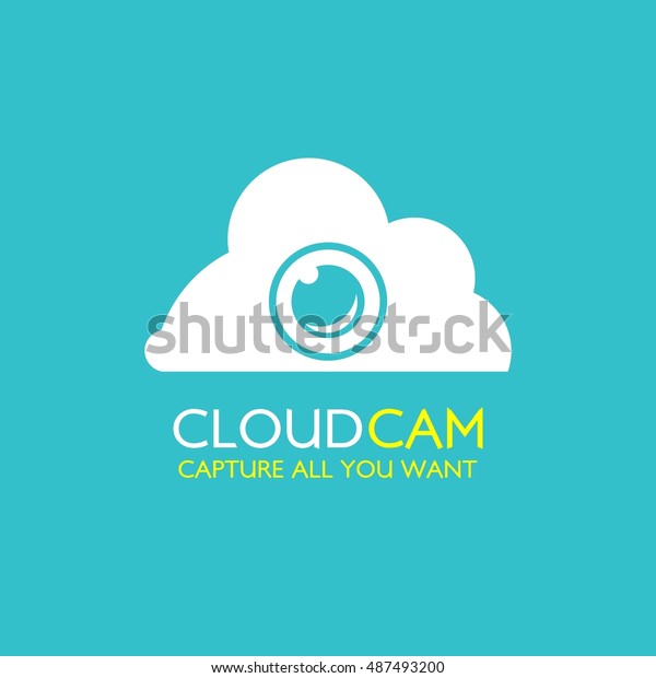 Cloud Camera Logo Template Design Vector Stock Vector (Royalty Free ...