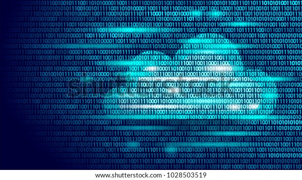 Cloud Computing Online Storage Binary Code Stock Vector Royalty Free 1028503519 5376