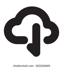 Cloud Data Upload Download Cloud Icon Stock Vector (Royalty Free ...
