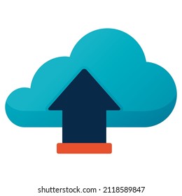 Cloud Data Uploading Icon Png Vector Stock Vector (Royalty Free ...