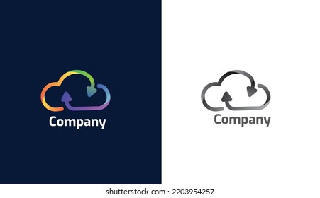 Server Hosting Logo Click Logo Hosting Stock Vector (Royalty Free ...