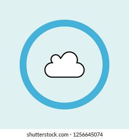 Cloud Internet Icon Symbol Premium Quality Stock Vector (Royalty Free ...