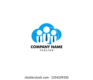 Cloud Job Logo Icon Design Stock Vector (Royalty Free) 1354109330 | Shutterstock