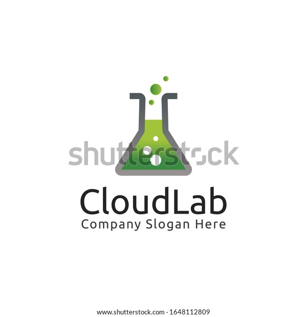 Cloud Lab Logo Icon Design Medical Stock Vector (Royalty Free ...
