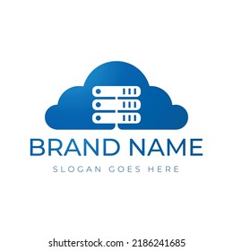 Cloud Logo Design Server Companies Stock Vector (Royalty Free ...