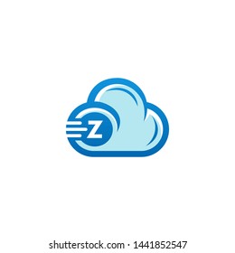 Cloud Logo Icon Letter Z Vector Stock Vector (Royalty Free) 1441852547 ...
