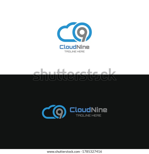 Cloud Nine Logo Perfect Logo Brand Stock Vector (Royalty Free ...