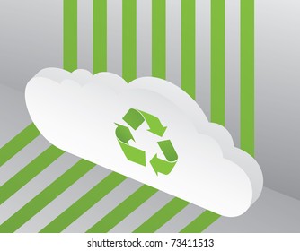 Cloud Recycling Symbol Stock Vector (Royalty Free) 73411513 | Shutterstock