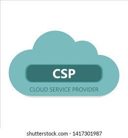 Cloud Service Provider Conceptual Icon Stock Vector (Royalty Free ...