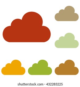 Cloud Sign Illustration Stock Vector (Royalty Free) 432283225 ...