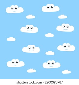 Cloud Sky Kids Print Stock Vector (Royalty Free) 2200398787 | Shutterstock