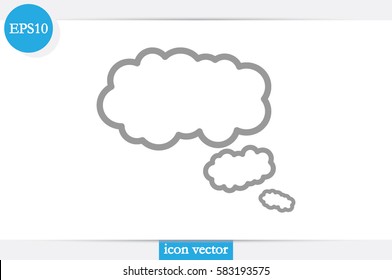 126,192 Think cloud icon Images, Stock Photos & Vectors | Shutterstock