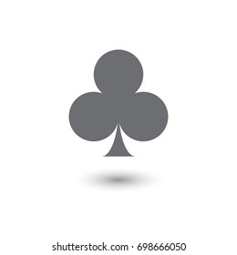 Clover Icon Playing Card Vector Stock Vector (Royalty Free) 698666050 ...