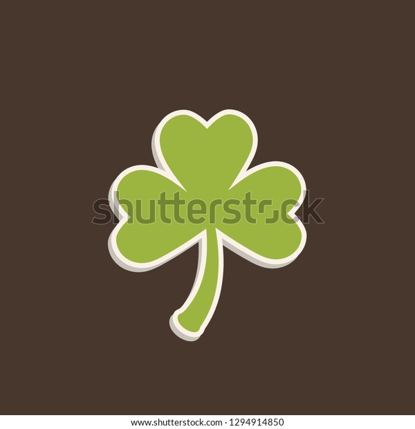 Clover Leaf Symbol Green Leaf Symbol Stock Vector (Royalty Free ...