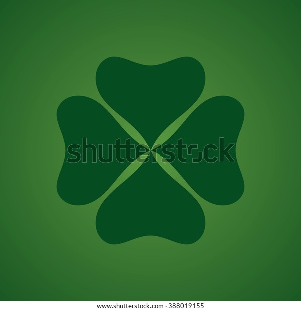 Clover Leaf Symbol St Patricks Day Stock Vector (Royalty Free ...