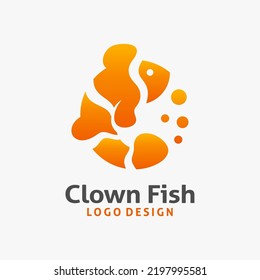 Clown Fish Logo Design Vector Stock Vector (Royalty Free) 2197995581 ...