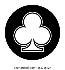 Club Icon Black White Vector Illustration Stock Vector (Royalty Free ...