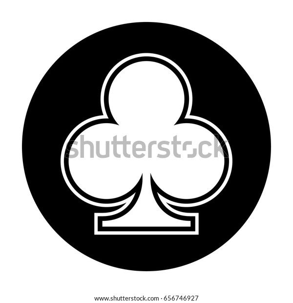 Club Icon Black White Vector Illustration Stock Vector (Royalty Free ...