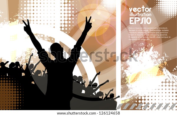 Clubbing Vector Illustration Stock Vector (Royalty Free) 126124658 ...