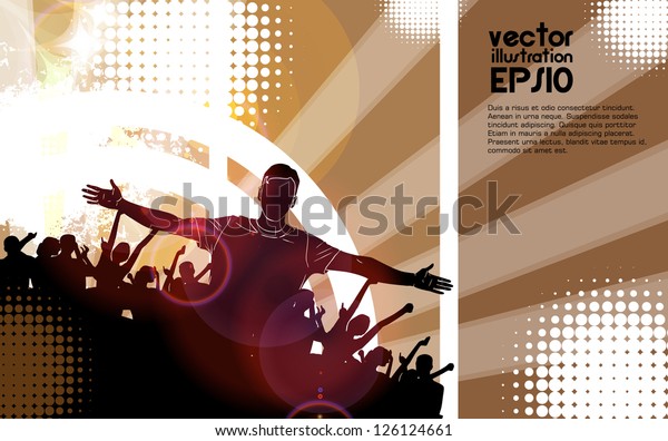 Clubbing Vector Illustration Stock Vector (Royalty Free) 126124661 ...
