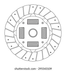 Clutch plate Images, Stock Photos & Vectors | Shutterstock
