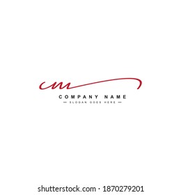Cm Initial Signature Logo Handwritten Vector Stock Vector (Royalty Free ...