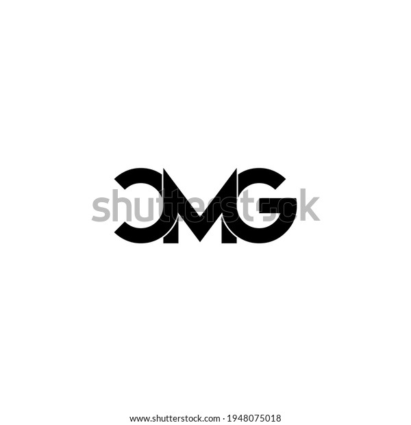 Cmg Letter Original Monogram Logo Design: vetor stock (livre de ...