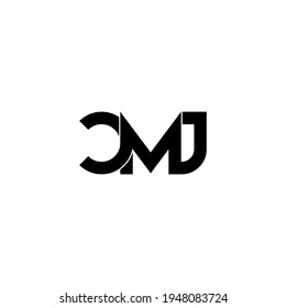 Cmj Letter Original Monogram Logo Design Stock Vector (Royalty Free ...
