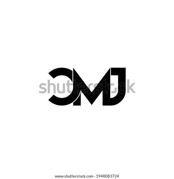 Cmj Letter Original Monogram Logo Design Stock Vector (Royalty Free ...