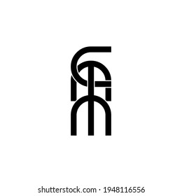Cmm Letter Original Monogram Logo Design Stock Vector (Royalty Free ...