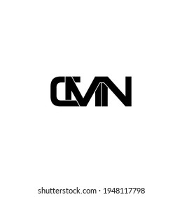 Cmn Letter Original Monogram Logo Design Stock Vector (Royalty Free ...