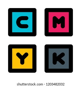 Cmyk Color Format Stock Vector (Royalty Free) 1203482032 | Shutterstock