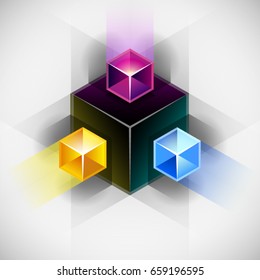 Cmyk Color Model Stock Vector (Royalty Free) 659196595