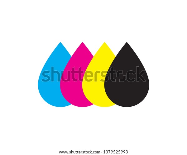 Cmyk Color Palette Vector Design Template: Stock-Vektorgrafik ...