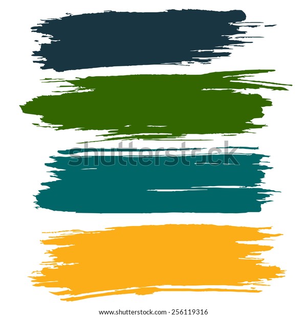 Cmyk Colors Vector Acrylic Stains 스톡 벡터(로열티 프리) 256119316 | Shutterstock