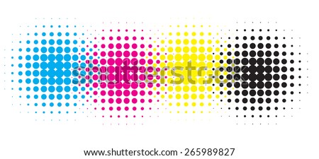 Cmyk Halftone Stock Vector (Royalty Free) 265989827 - Shutterstock