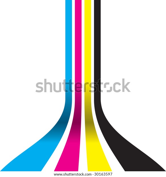 Cmyk Lines Color Stock Vector (Royalty Free) 30163597