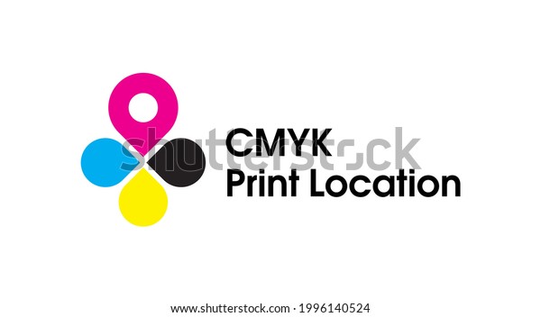 Cmyk Print Vector Logo Cmyk Color Stock Vector (Royalty Free ...
