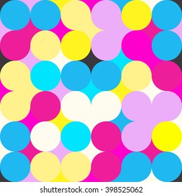 Cmyk Seamless Pattern Abstract Color Background Stock Vector (Royalty ...