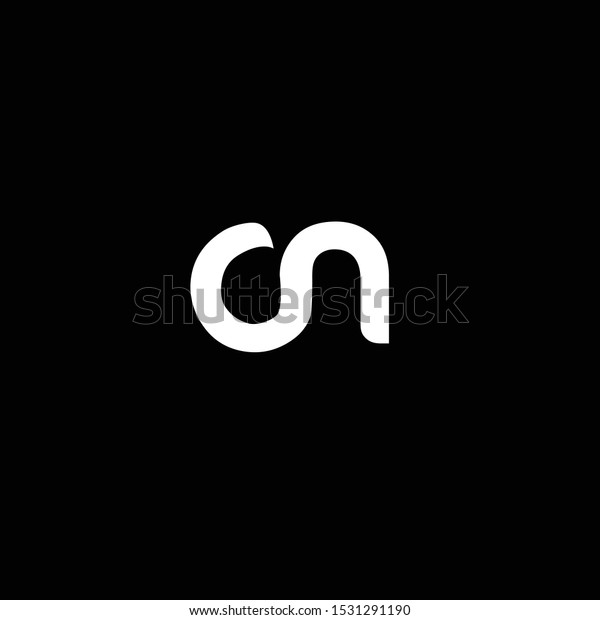 Cn Intials Letter Icon Logo Vector Stock Vector (Royalty Free ...