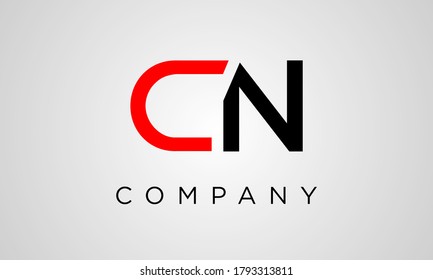 Cn Logo Letter Design Vector Red Stock Vector (Royalty Free) 1793313811 ...