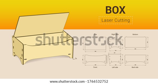 3,226 Laser Cut Box Pattern Images, Stock Photos & Vectors | Shutterstock